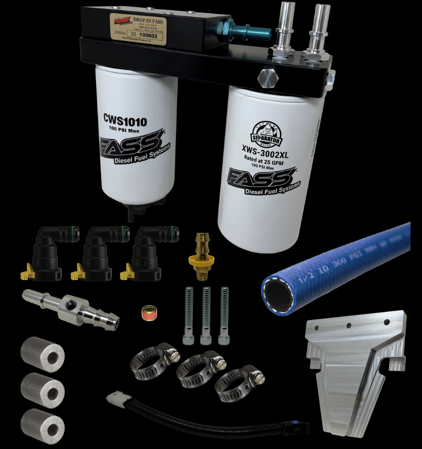 FASS Fuel Systems Drop-In Series Diesel Fuel System 2017-2024 Ford 6.7L ...