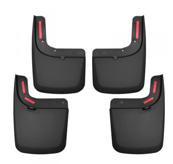 Husky Liners Black Custom Molded Mud Guard Set - MDDP