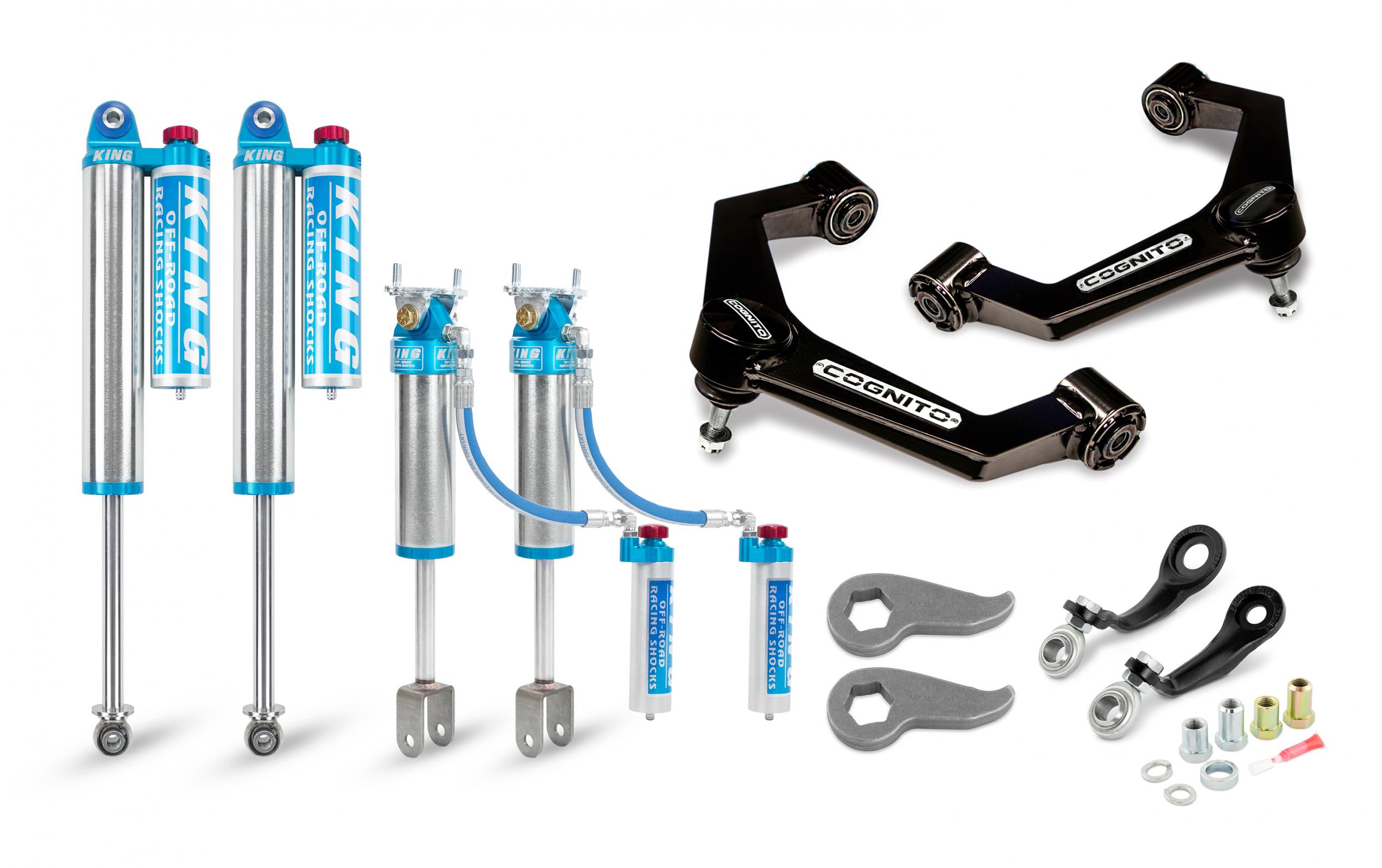 Cognito 3-Inch Leveling Kit w/ King 2.5 Shocks 20-24 Silverado/Sierra ...